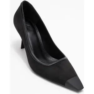 PROLOGUE SHOES Rona Pointed-toe Pumps - Black Suede