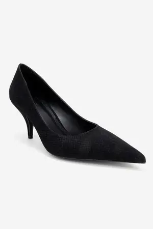PROLOGUE SHOES Marcus Pointed Toe Pump - Black Pattern
