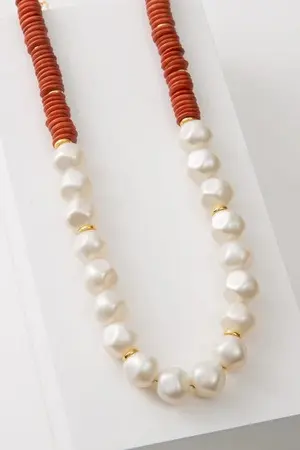 NOONDAY COLLECTION Sahil Statement Necklace - White