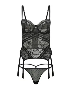 ADORE ME Scottie Unlined Balconette Bustier - Black