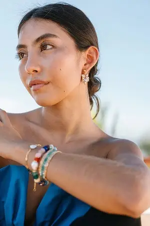 NOONDAY COLLECTION Convertible Pearl Clustered Earrings