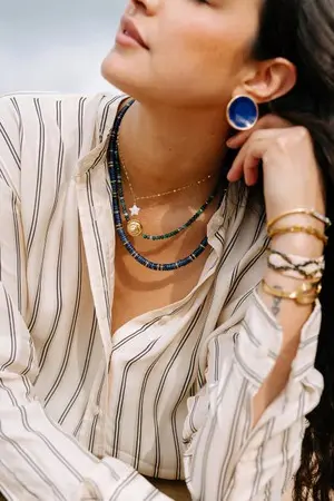 NOONDAY COLLECTION Heishi Beaded Necklace - Koko