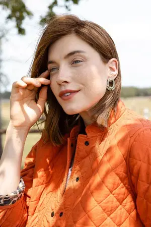 NOONDAY COLLECTION Anjana Crochet Hoop Earrings