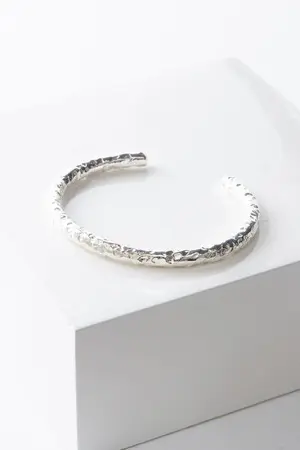 NOONDAY COLLECTION Molten Metal Cuff - Silver