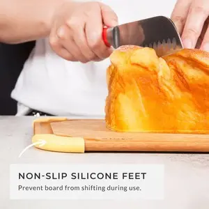 ELIHOME Premium Series 10 X 13 X 1/4 Cutting Boardnon Slip & Color Codedmedium
