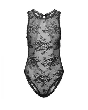ADORE ME Hazelle Lace Bodysuit - Black
