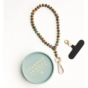 STARFISH PROJECT Sedona Emperor Stone Beaded Phone Wrist Strap - Multi