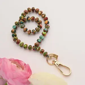 STARFISH PROJECT Sedona Emperor Stone Beaded Phone Wrist Strap