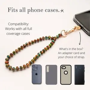 STARFISH PROJECT Sedona Emperor Stone Beaded Phone Wrist Strap