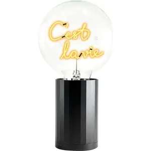MITB Cest Lavie Portable Table Lamp Black