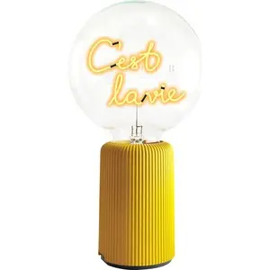 MITB Cest Lavie Portable Table Lamp Yellow