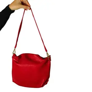 Carlos Falchi Medium Butterfly Lambskin Bag - Red