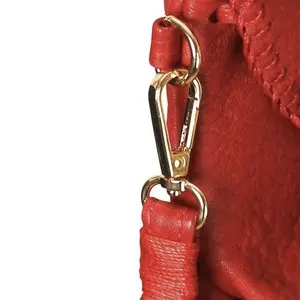 Carlos Falchi Medium Butterfly Lambskin Bag - Red