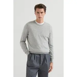 Brunello Cucinelli Cashmere Crewneck Sweater - Pebble