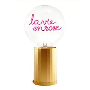 MITB La Vie En Rose Portable Table Lamp - Gold