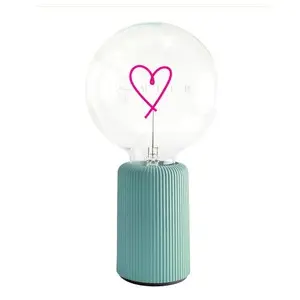 MITB Heart Portable Table Lamp Blue