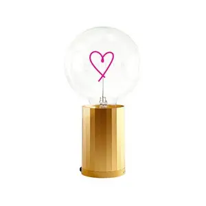 MITB Heart Portable Table Lamp - Gold