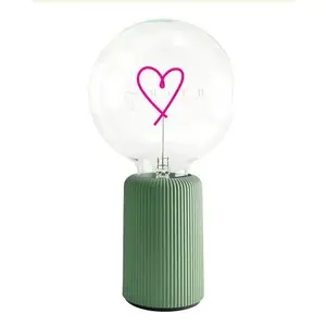 MITB Heart Portable Table Lamp Olive