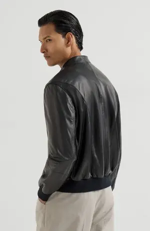 Brunello Cucinelli Nappa Leather Jacket