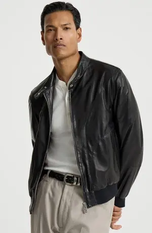 Brunello Cucinelli Nappa Leather Jacket
