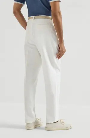 Brunello Cucinelli Panama Trousers - Snow