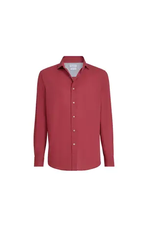 Brunello Cucinelli Muslin Shirt - Cherry