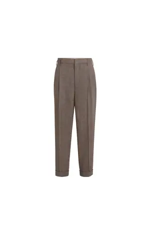 Brunello Cucinelli Chevron Trousers - Hazelnut