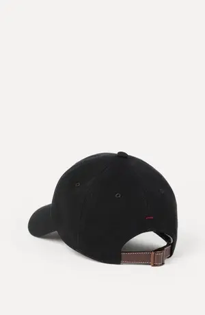 Brunello Cucinelli Baseball Cap With Logo - Black