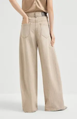 Brunello Cucinelli Authentic Denim Trousers - Beige