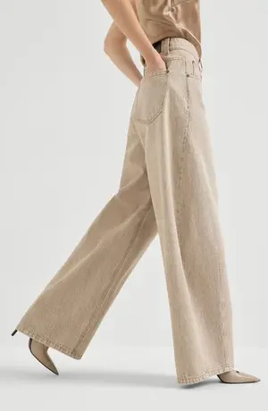 Brunello Cucinelli Authentic Denim Trousers - Beige