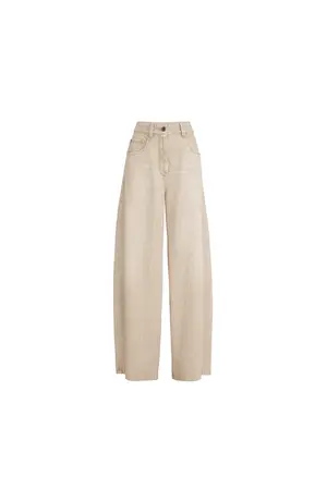 Brunello Cucinelli Authentic Denim Trousers - Beige