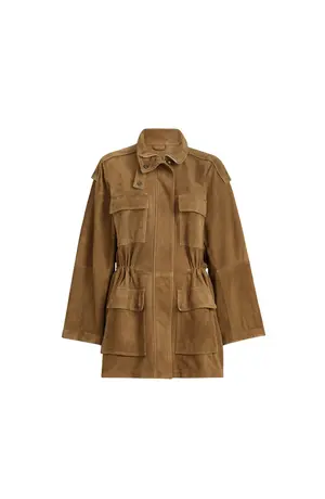 Brunello Cucinelli Suede Safari Jacket