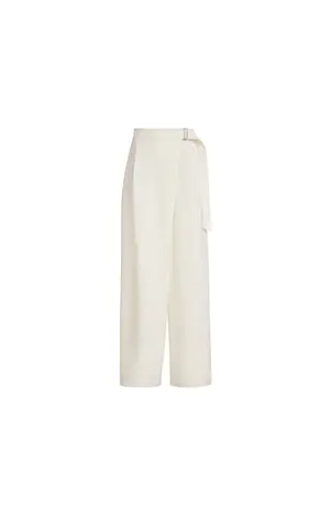 Brunello Cucinelli Sartorial Wrap Trousers - Ivory