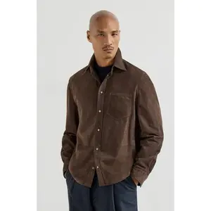 Brunello Cucinelli Single Breasted Overshirts For Men