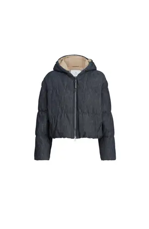 Brunello Cucinelli Effect Twill Down Jacket
