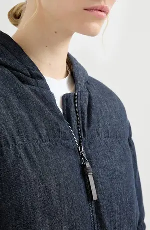 Brunello Cucinelli Effect Twill Down Jacket