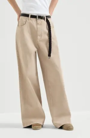 Brunello Cucinelli Relaxed Trousers - Beige