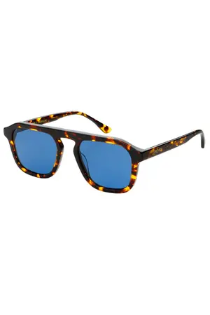 FREYRS EYEWEAR Addison Aviator Sunglasses - Tortoise/gray