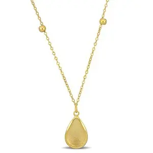 JULIANNA B. Teardrop Station Necklace 14k Gold - 14k Yellow Gold