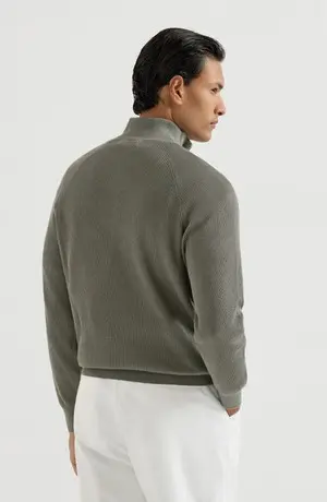 Brunello Cucinelli Cotton Sweater - Khaki