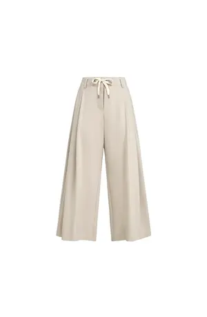 Brunello Cucinelli Couture Interlock Trousers - Beige
