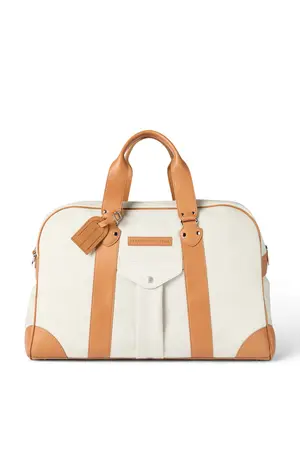 Brunello Cucinelli Grained Calfskin Street Bag - Ivory
