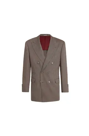 Brunello Cucinelli Chevron Blazer - Hazelnut