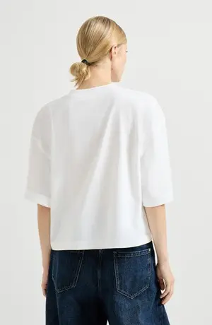 Brunello Cucinelli Cotton Jersey T-shirt - White