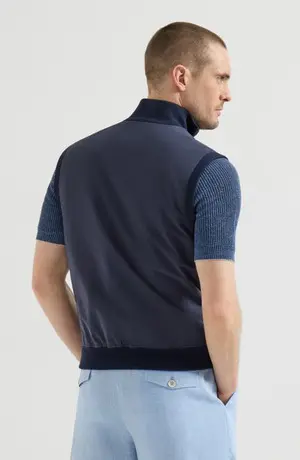Brunello Cucinelli Vest With Thermore® Padding - Blue