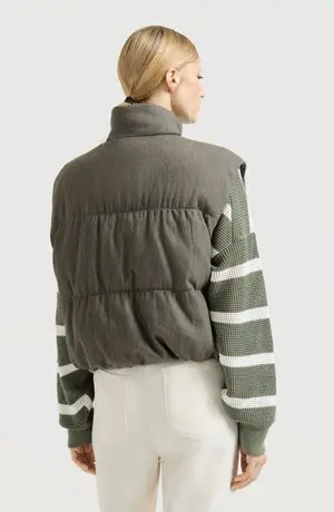 Brunello Cucinelli Down Vest - Olive