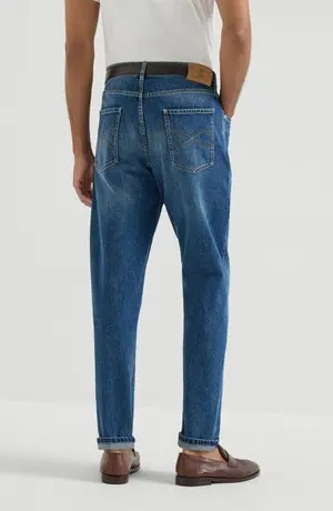 Brunello Cucinelli Comfort Denim Trousers - Medium Denim