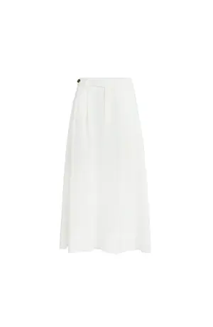 Brunello Cucinelli Button Detailed Skirts
