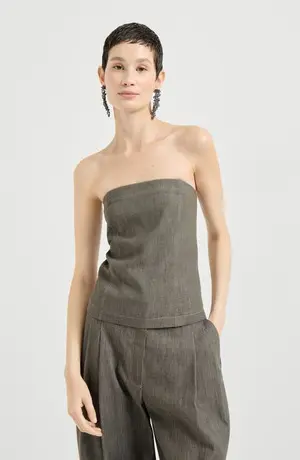 Brunello Cucinelli Zip Up Tops