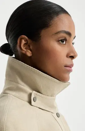 Brunello Cucinelli Canvas Outerwear Jacket - Beige